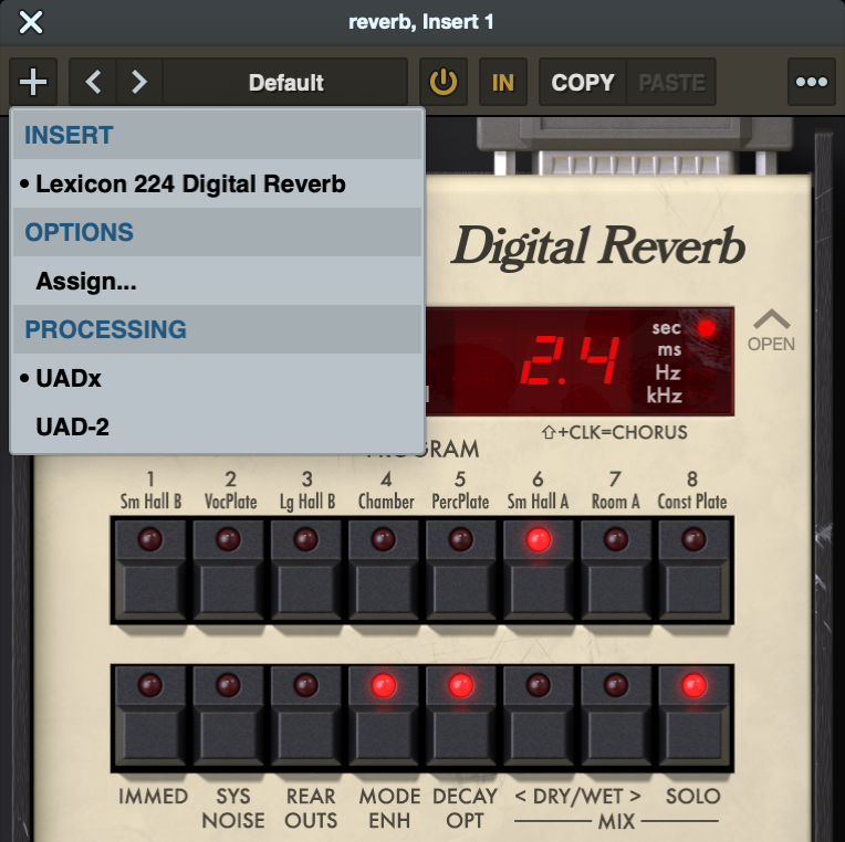 Using the Mixer – Universal Audio Support Home