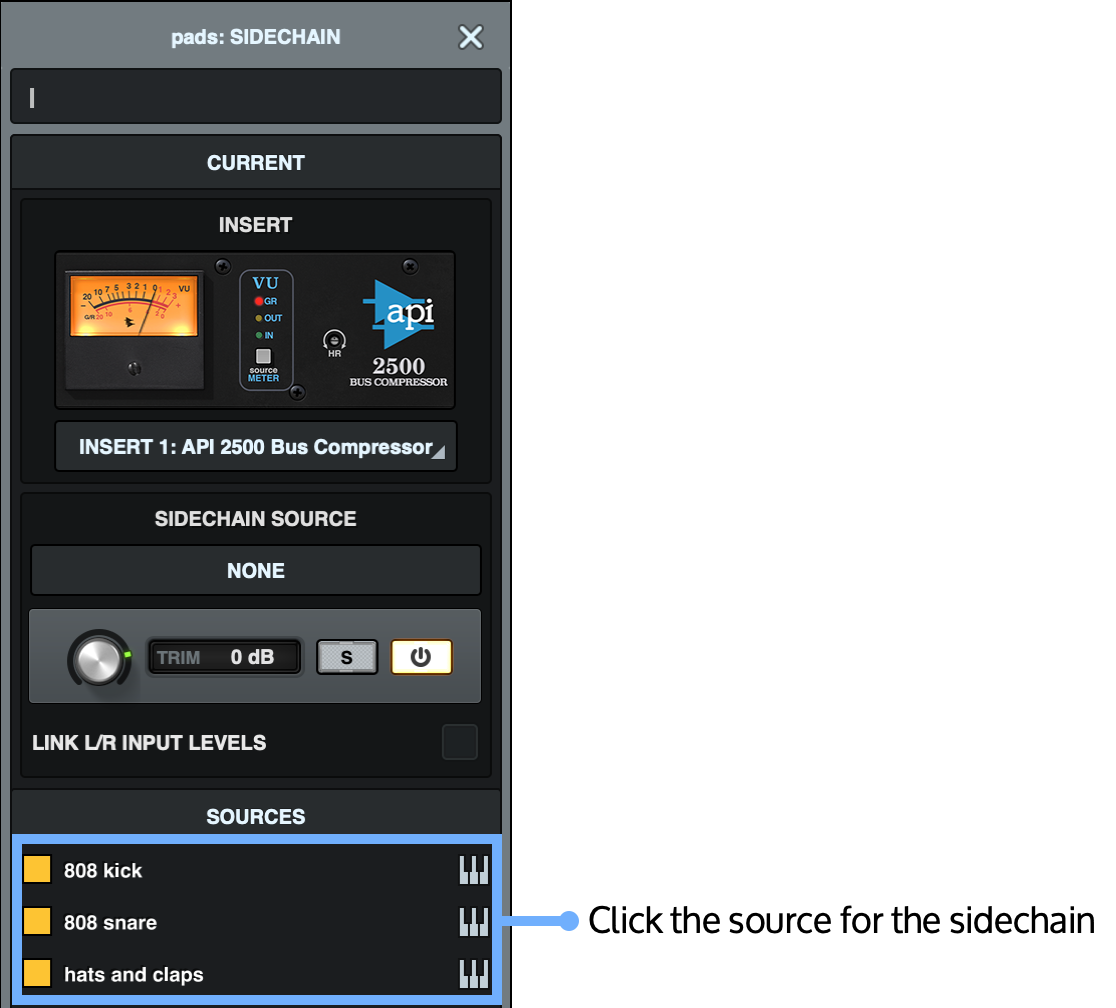 Sidechaining in LUNA – Universal Audio Support Home