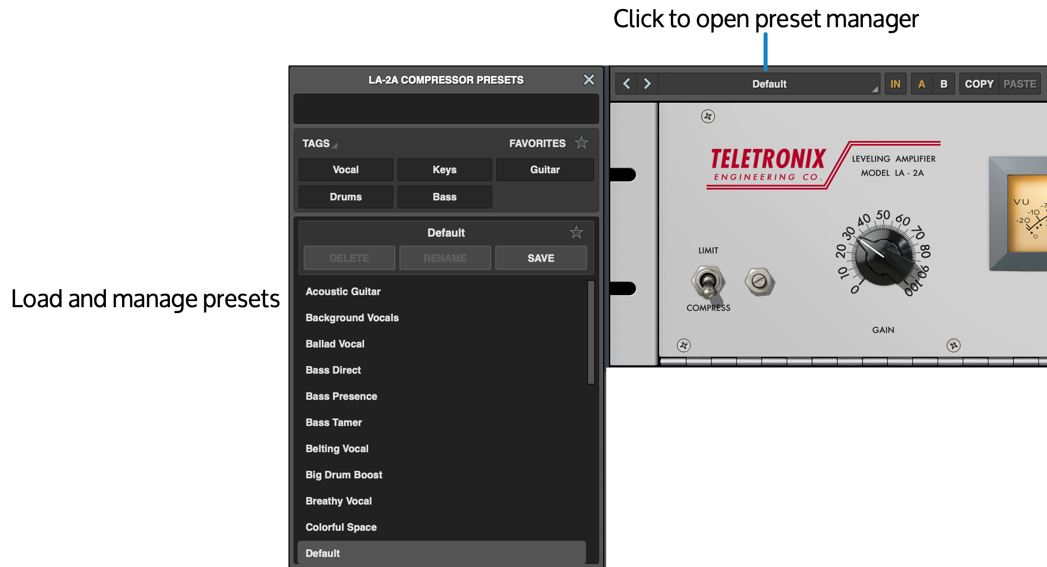 LA-2A Tube Compressor Manual – Universal Audio Support Home