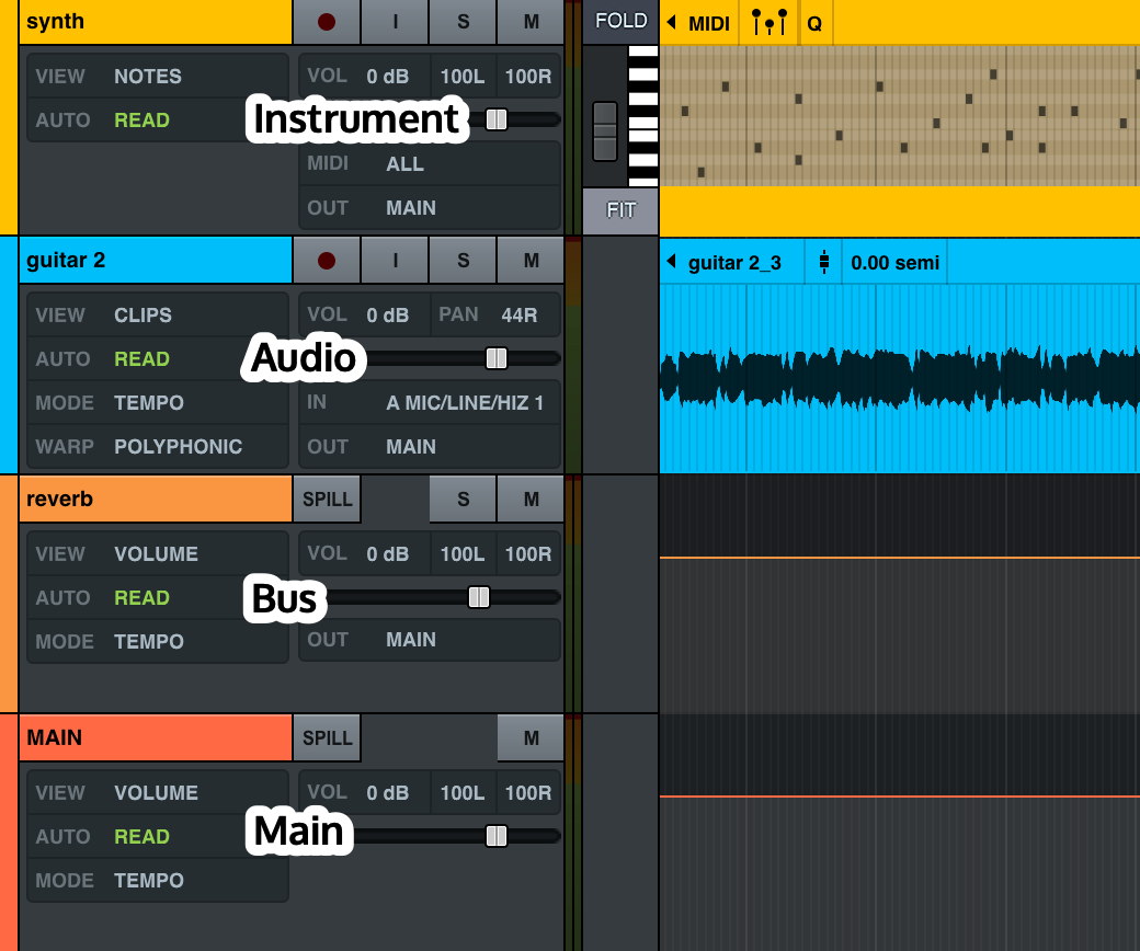 Working with Tracks – Universal Audio Support Home