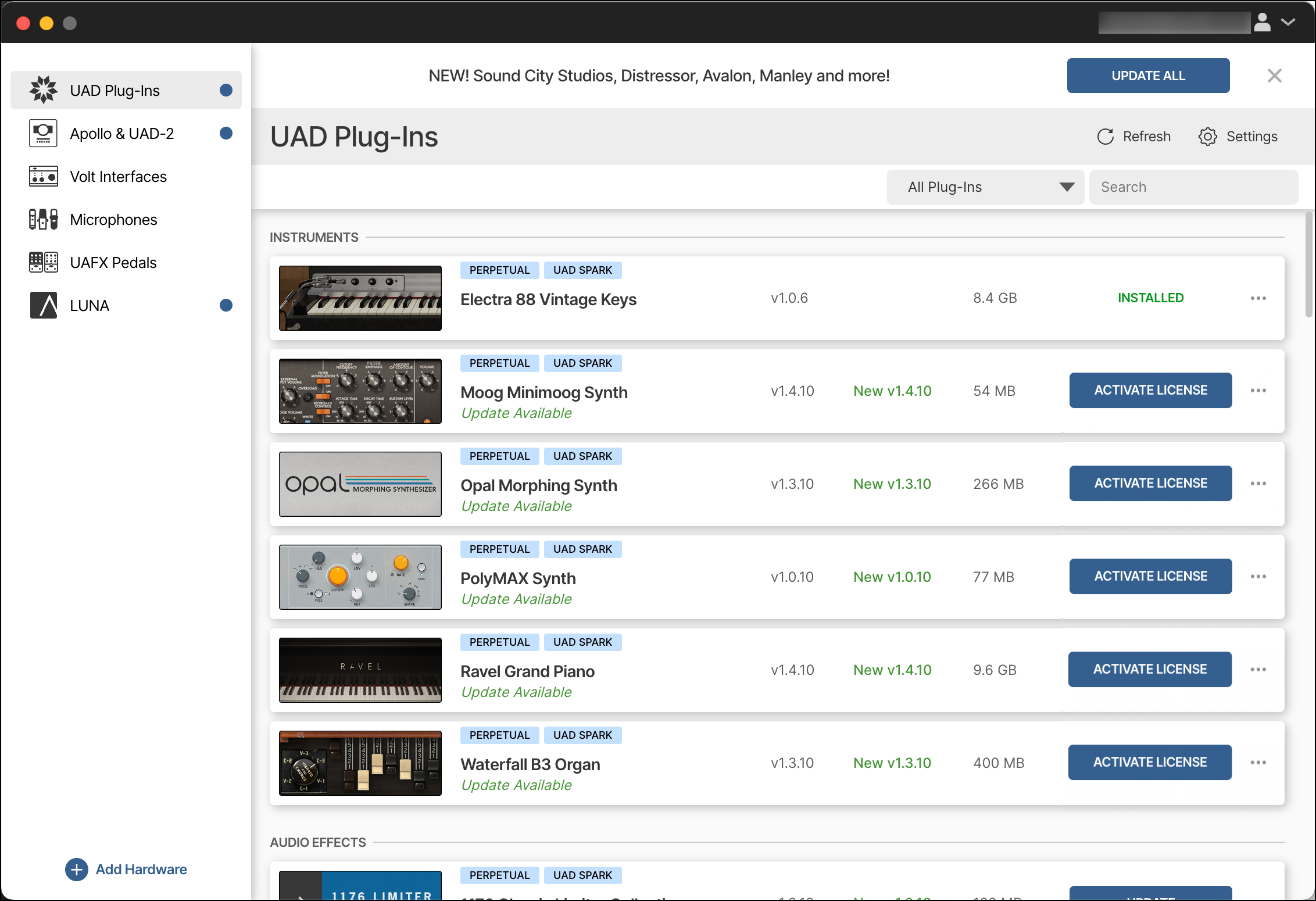UA Connect with Native UAD Plug-Ins – Universal Audio Support Home