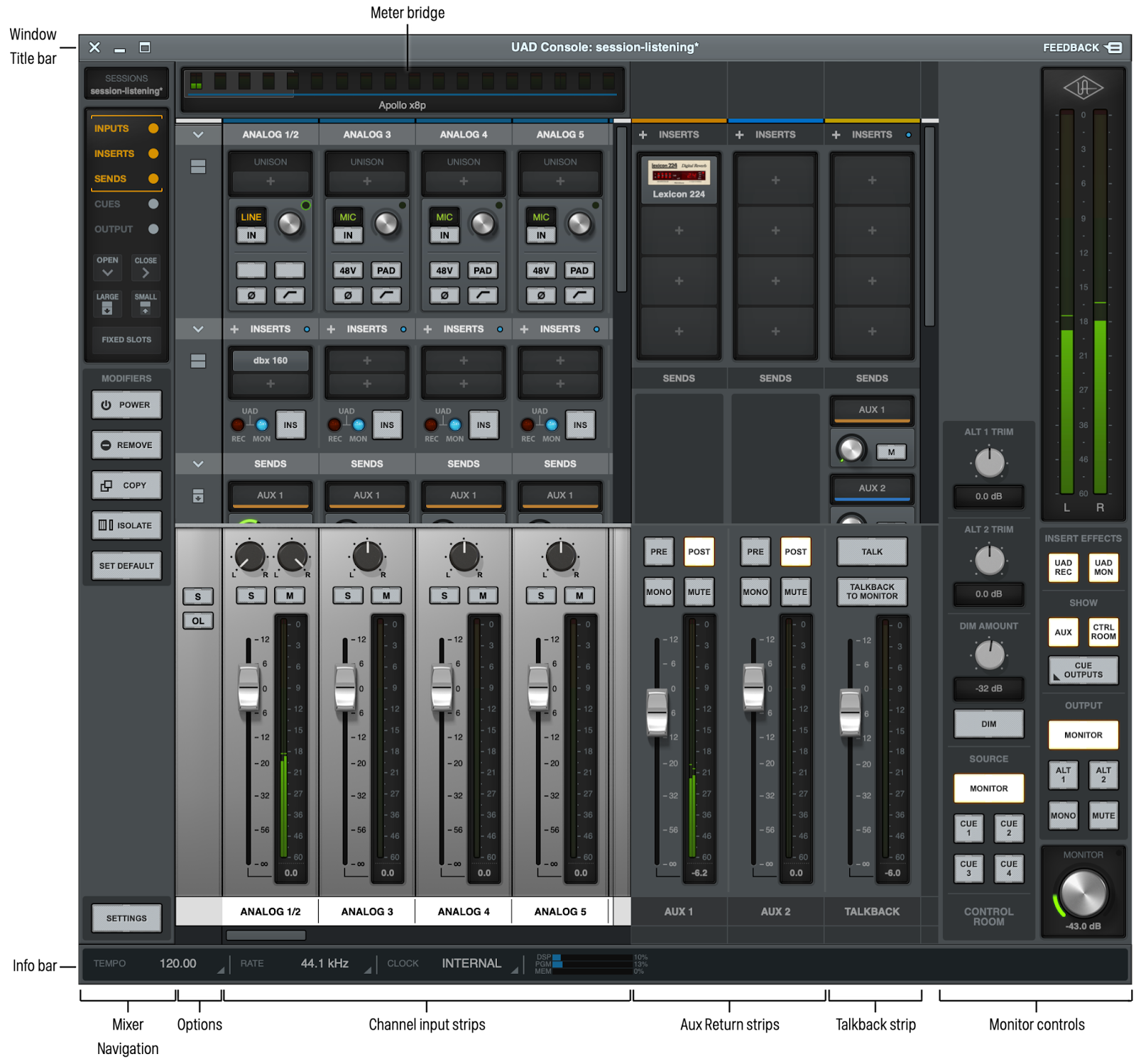 Layout & General Operation – Universal Audio Support Home