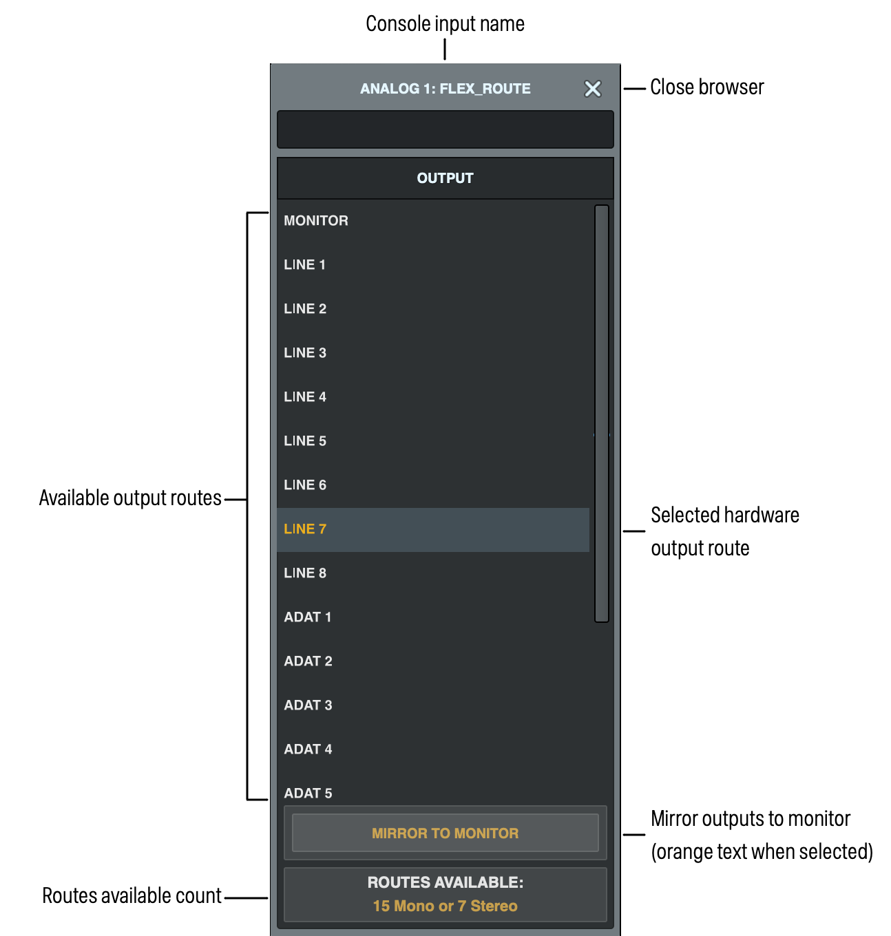 Output Flex Routing – Universal Audio Support Home