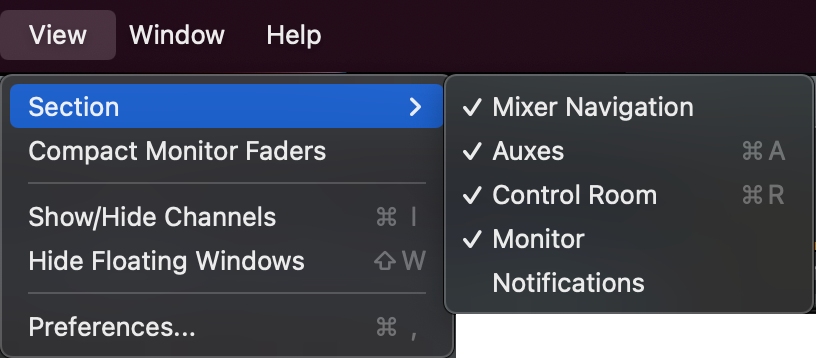 UAD Console Menus – Universal Audio Support Home