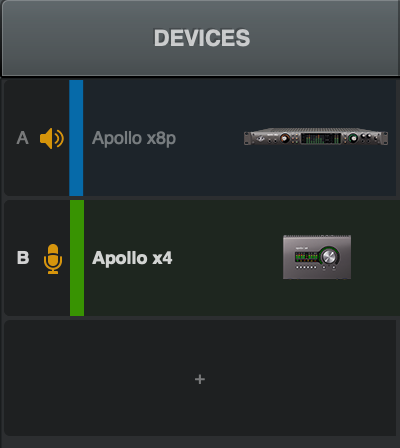 Hardware Settings Panel – Universal Audio Support Home