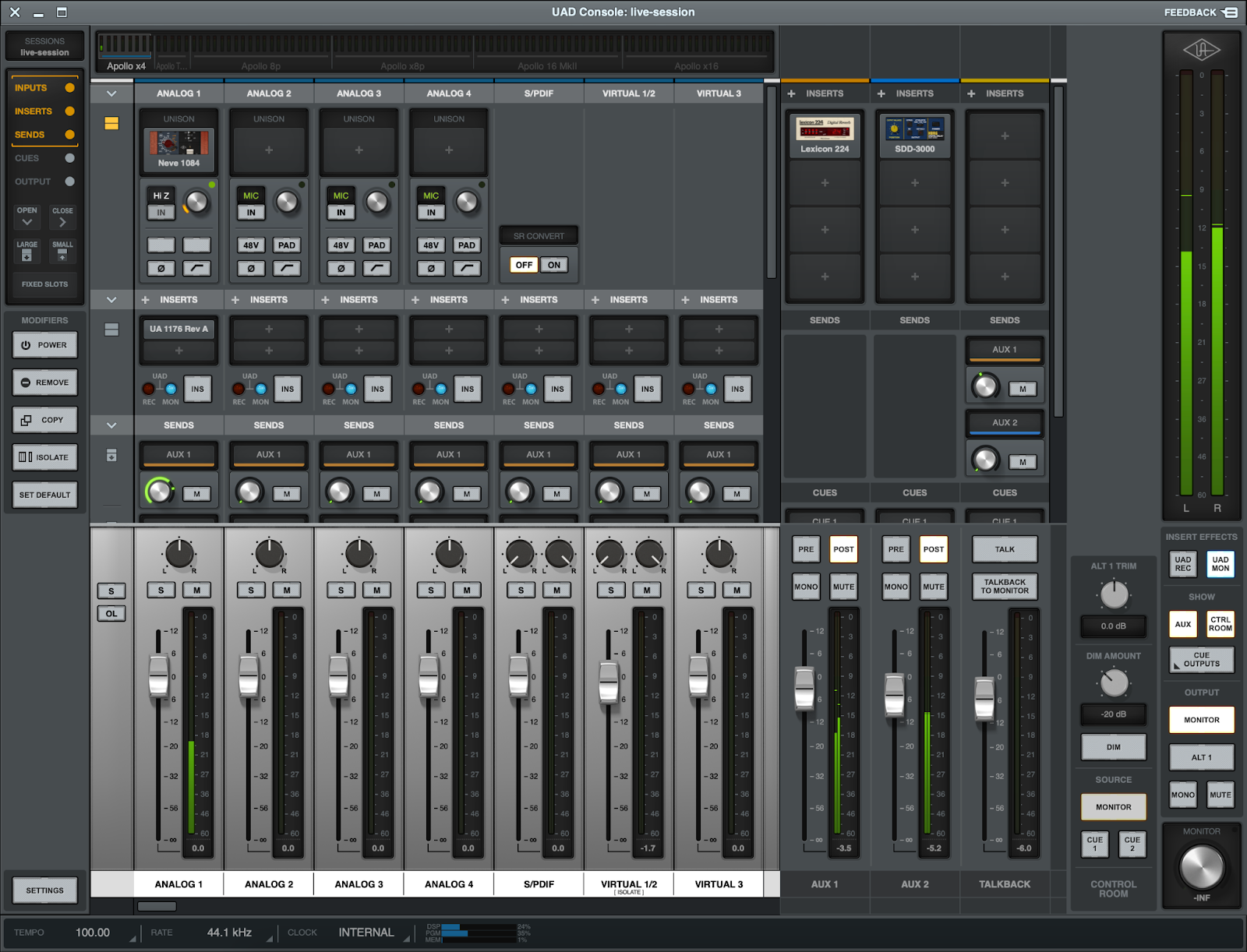 UAD Console Overview – Universal Audio Support Home