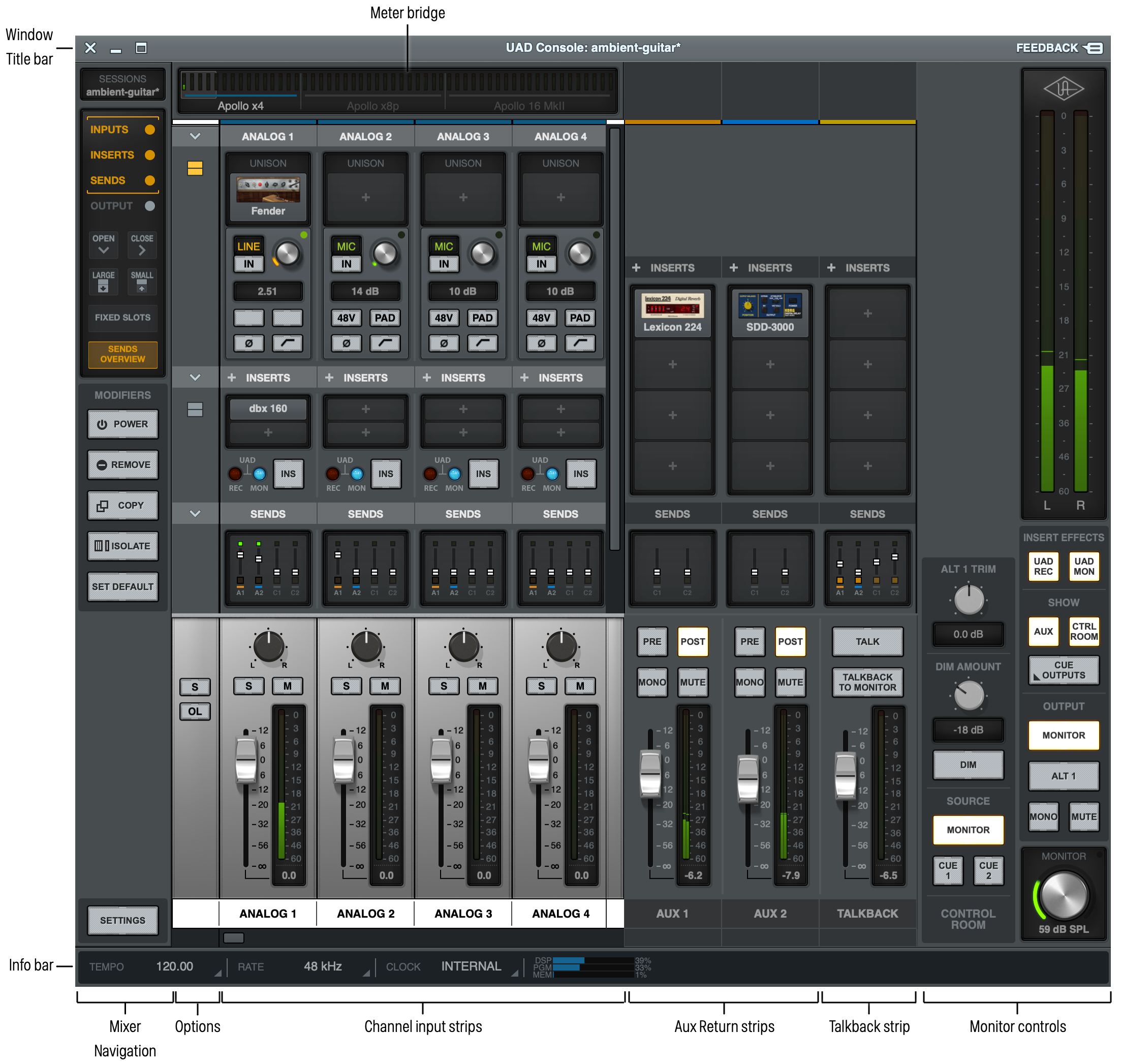 Layout & General Operation – Universal Audio Support Home