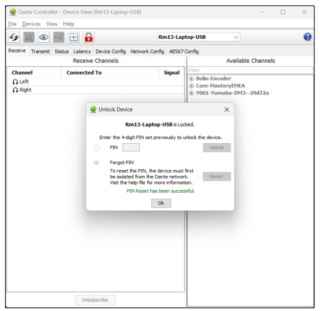 Apollo x16D: Troubleshooting Dante Connections with Dante Controller ...