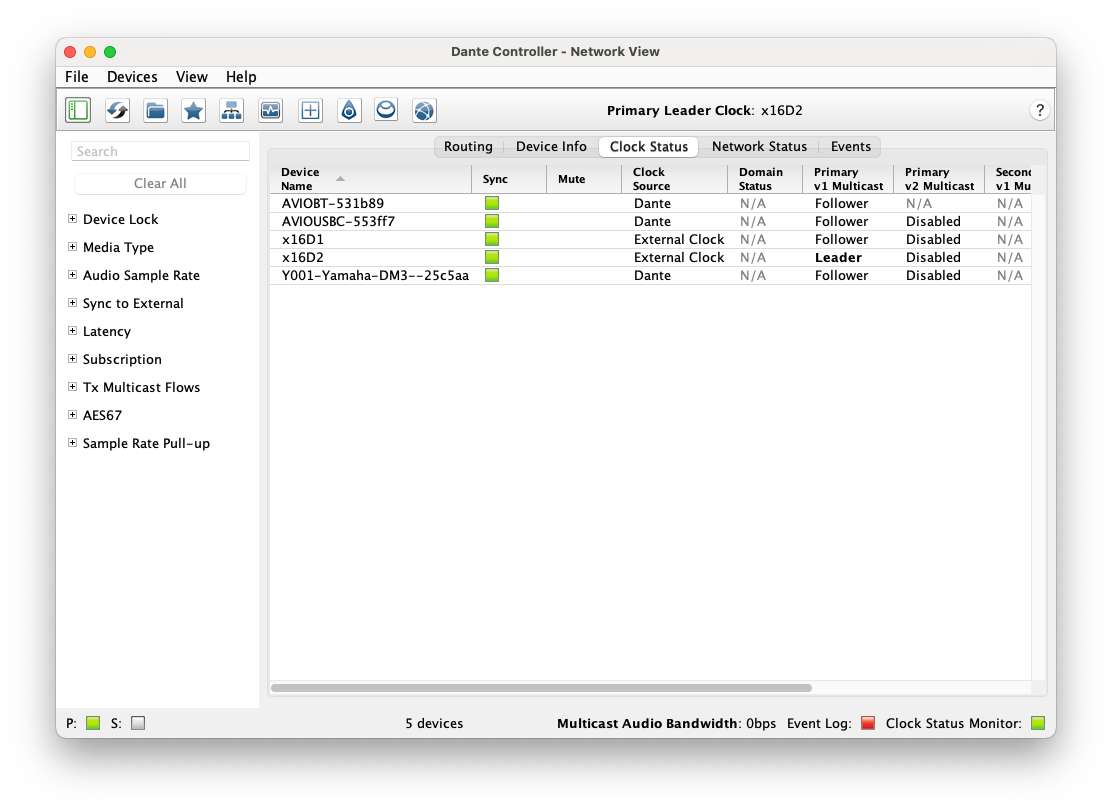 Apollo x16D: Troubleshooting Dante Connections with Dante Controller ...