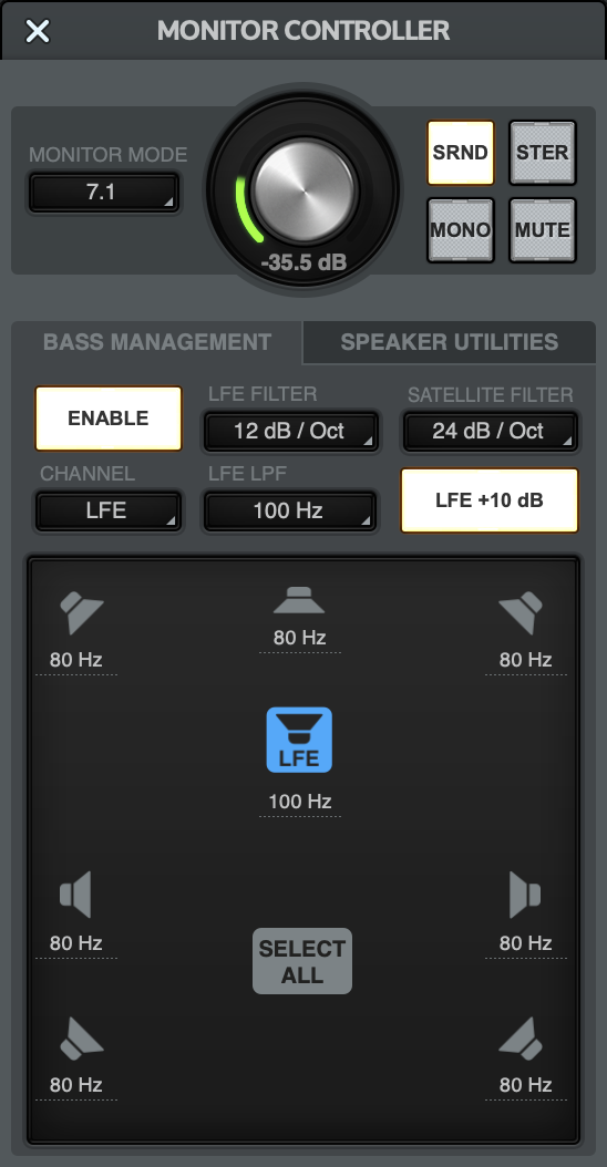 Apollo X Bass Management – Universal Audio Support Home