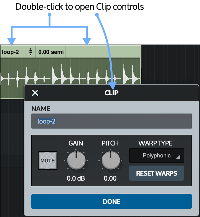 Working with Audio in the Timeline – Universal Audio Support Home