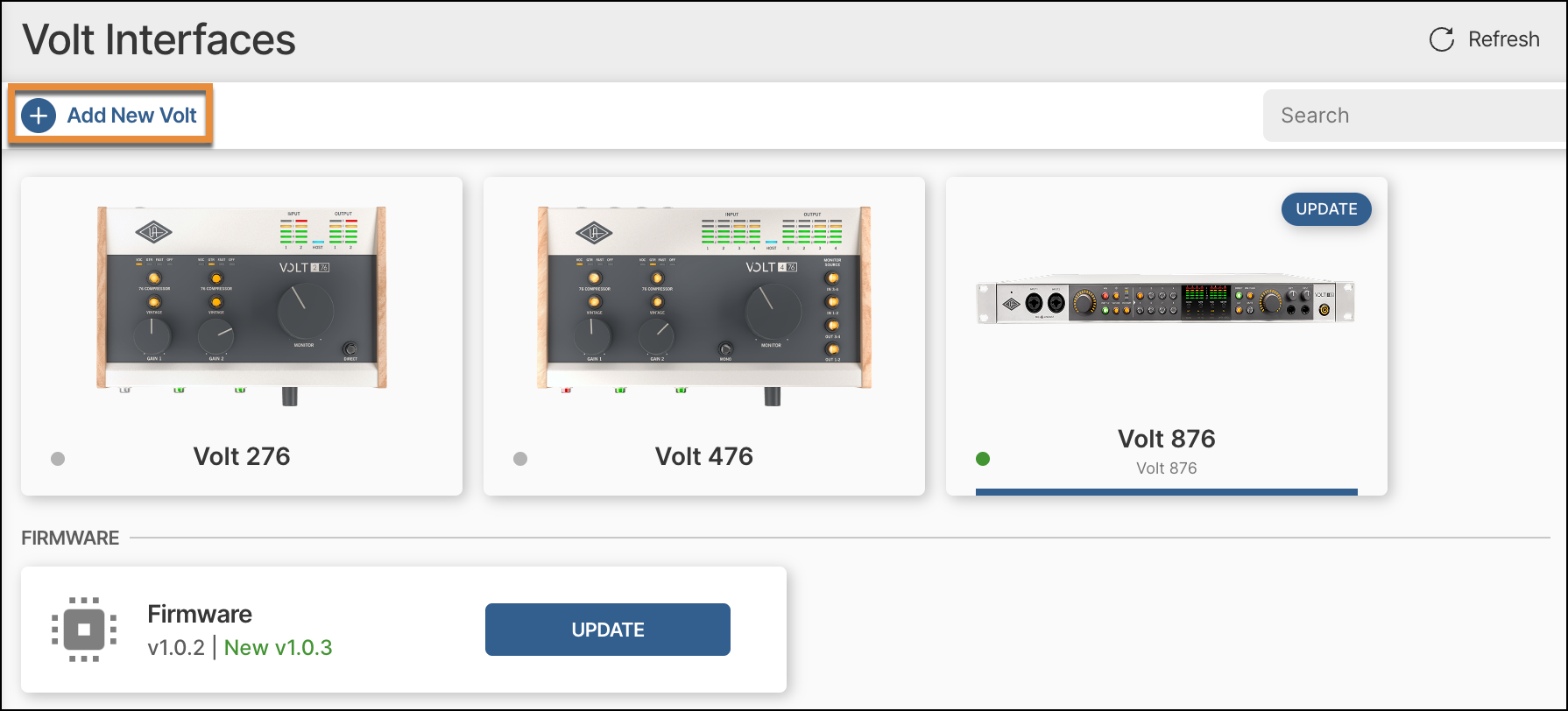 How to set up your Volt Interface – Universal Audio Support Home